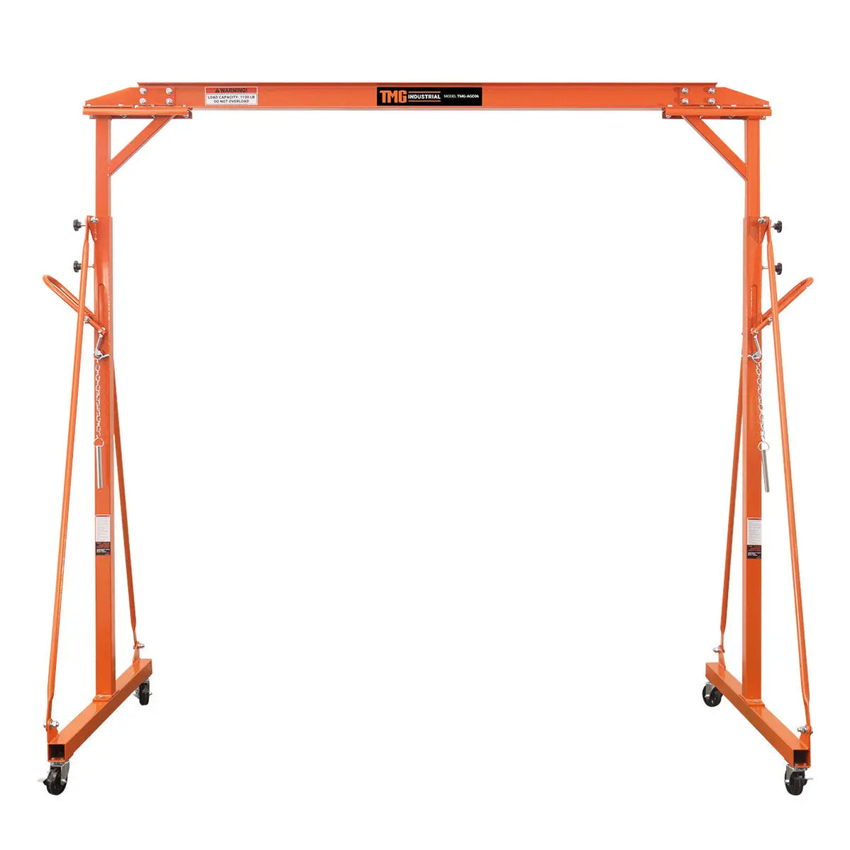 1100-lb Adjustable Height All-Steel Gantry Crane, Auto-Lock, 95" Min.