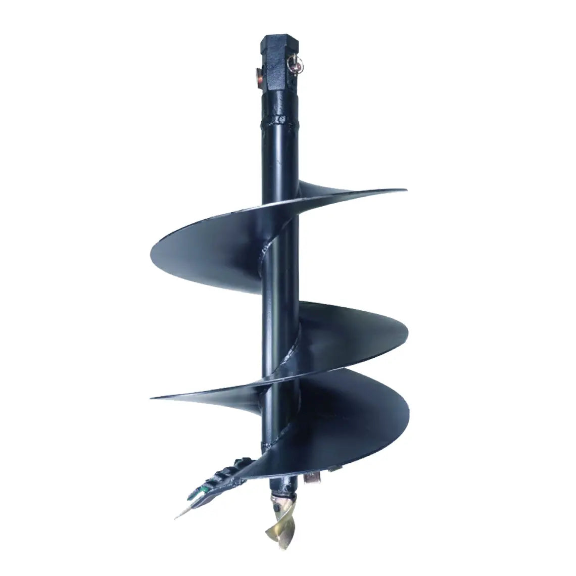 TMG 24" Post Hole Auger Bit, 48" Height, 2" Hex Drive, Boring Head