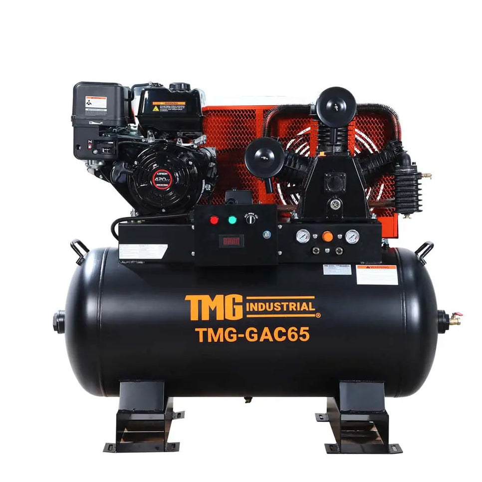 60 Gallon 2-Stage Truck Mounted Air Compressor, 14 HP LONCIN G420F