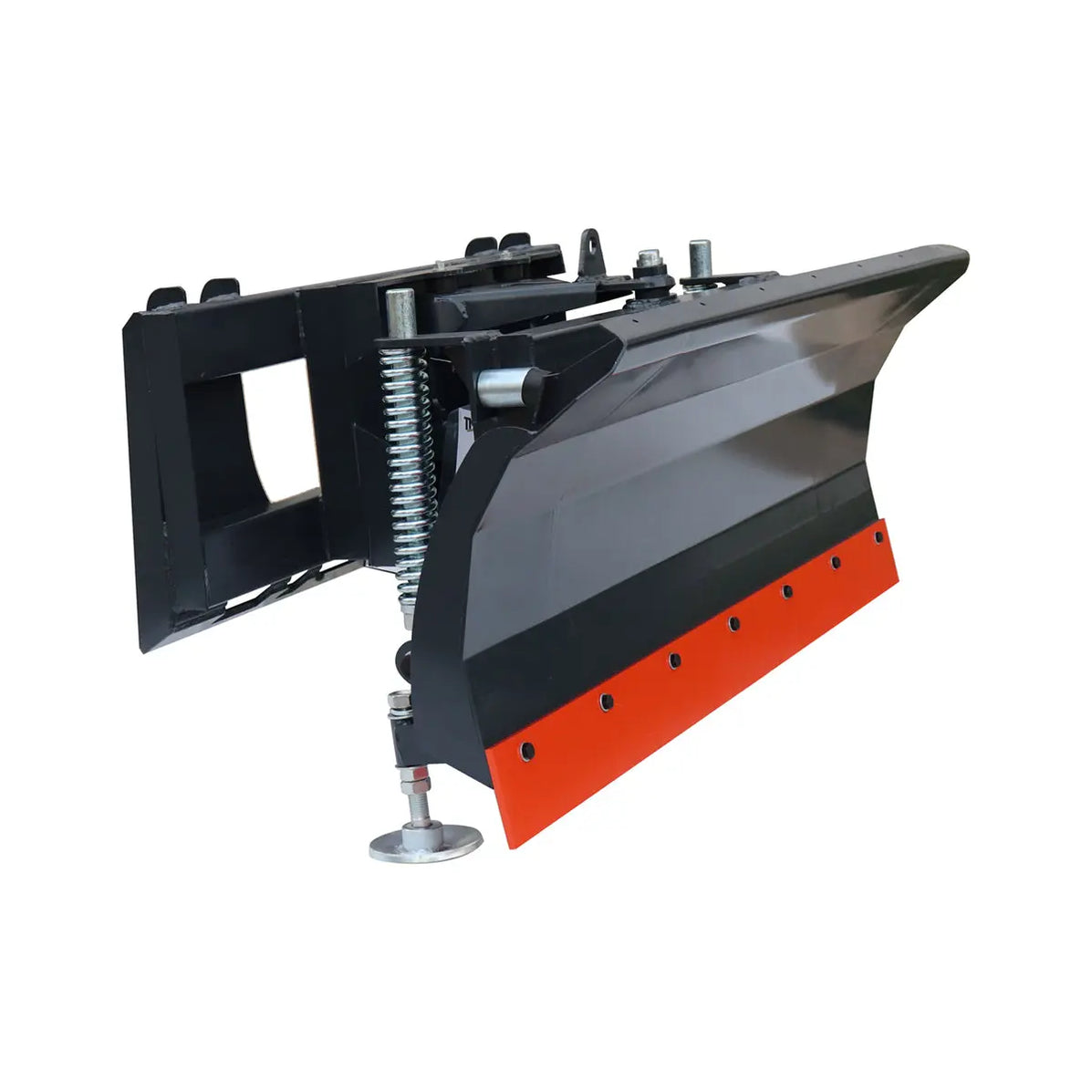 60" Skid Steer Dozer Blade/Snow Pusher, 30° Left & Right, Bolt-On Cutt