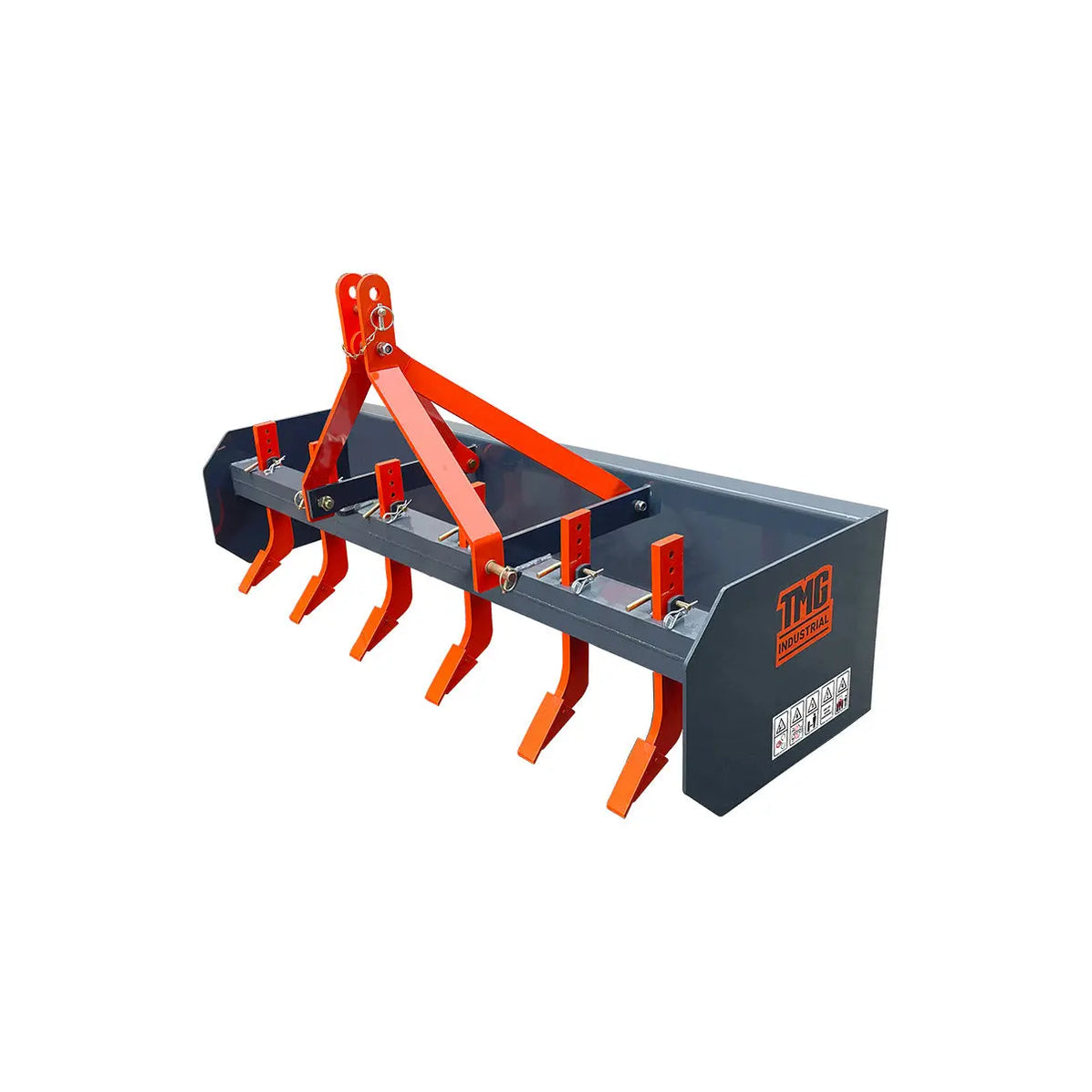 TMG 72" Heavy Duty Box Scraper Blade with Rippers for 25-50 HP Tractors