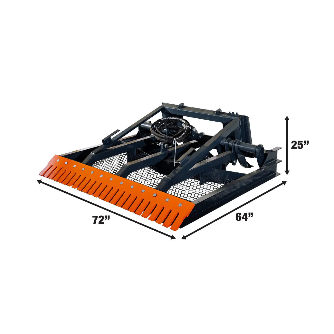 72" Skid Steer Hydraulic Land Plane Scarifier, 8 Hydraulic Adjustable