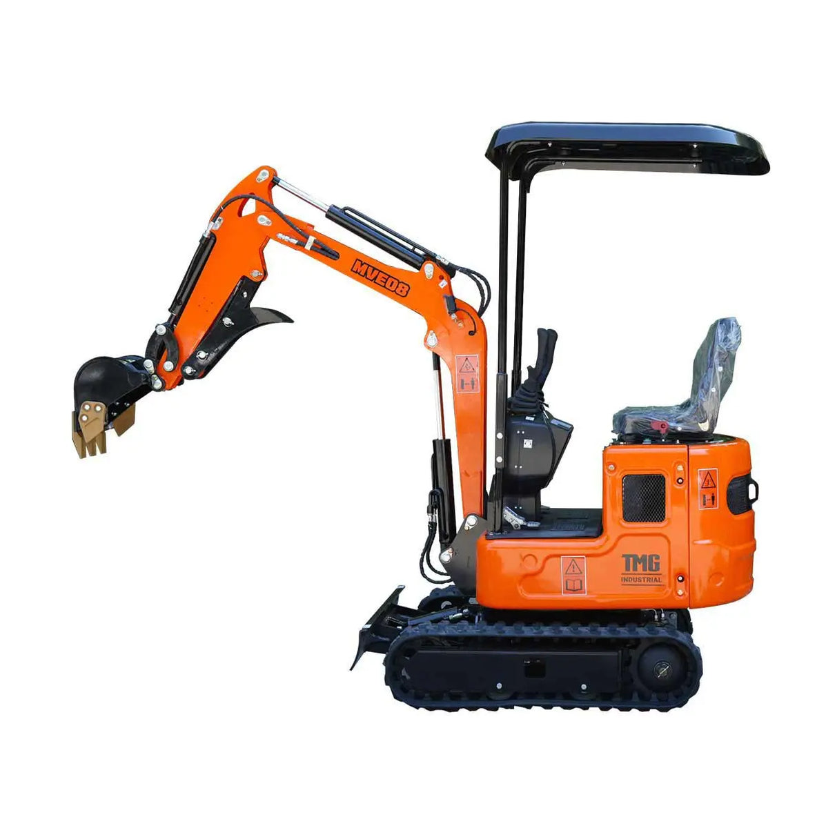 TMG Mini Excavator, 15 HP EPA Engine, 61.5" Depth, 1900 Lb Weight