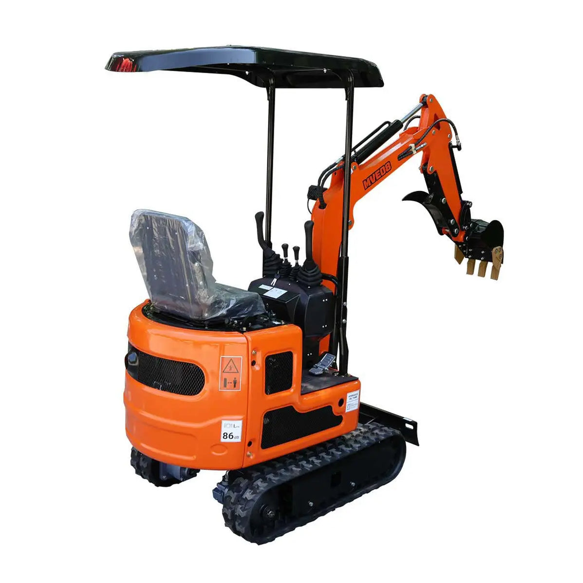 TMG Mini Excavator, 15 HP EPA Engine, 61.5" Depth, 1900 Lb Weight