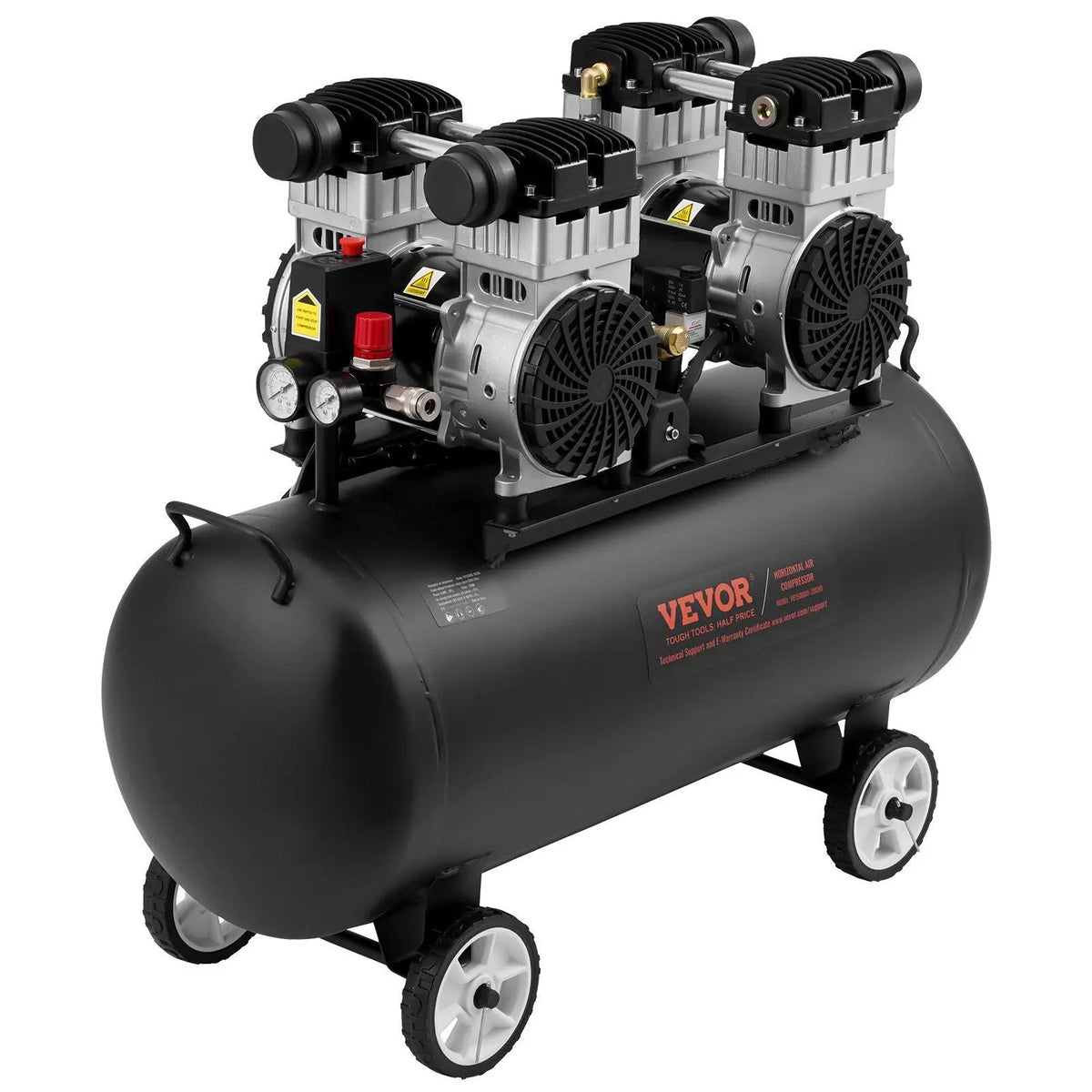 Compact and Lightweight 20 Gallon Oil-Free Air Compressor