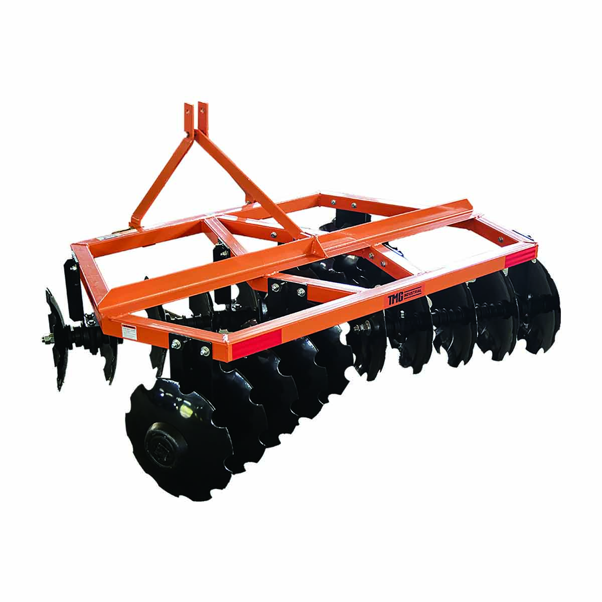 72" Notched Disc Harrow, 3-Point Hitch, Cat 1 Hook-up, 25-45 HP