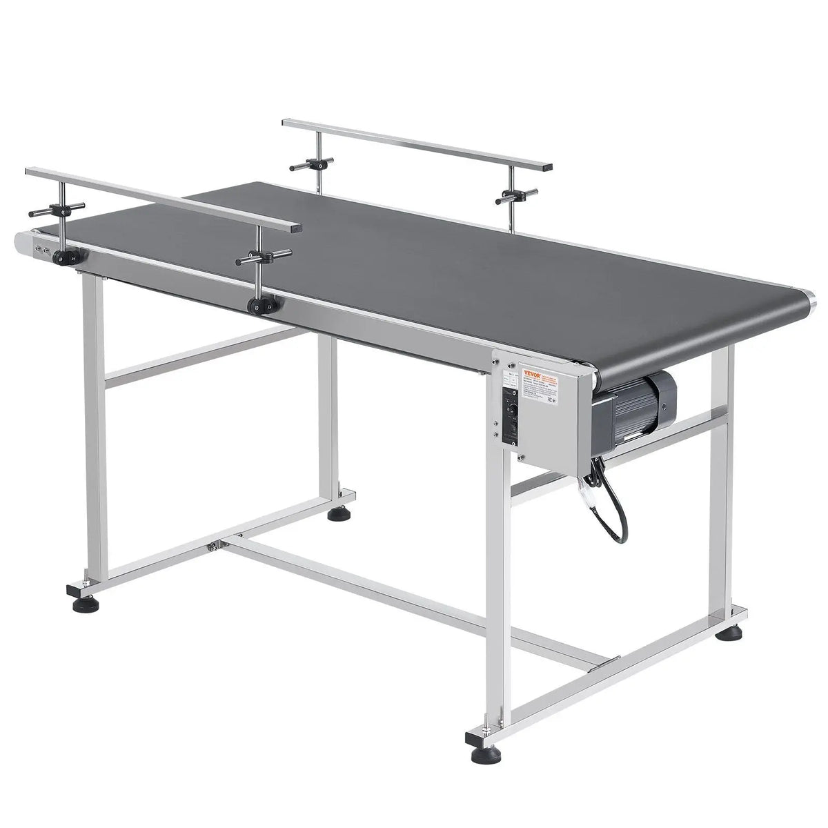 Belt Conveyor, 59 x 23.6 inch Conveyor Table, Heavy Duty
