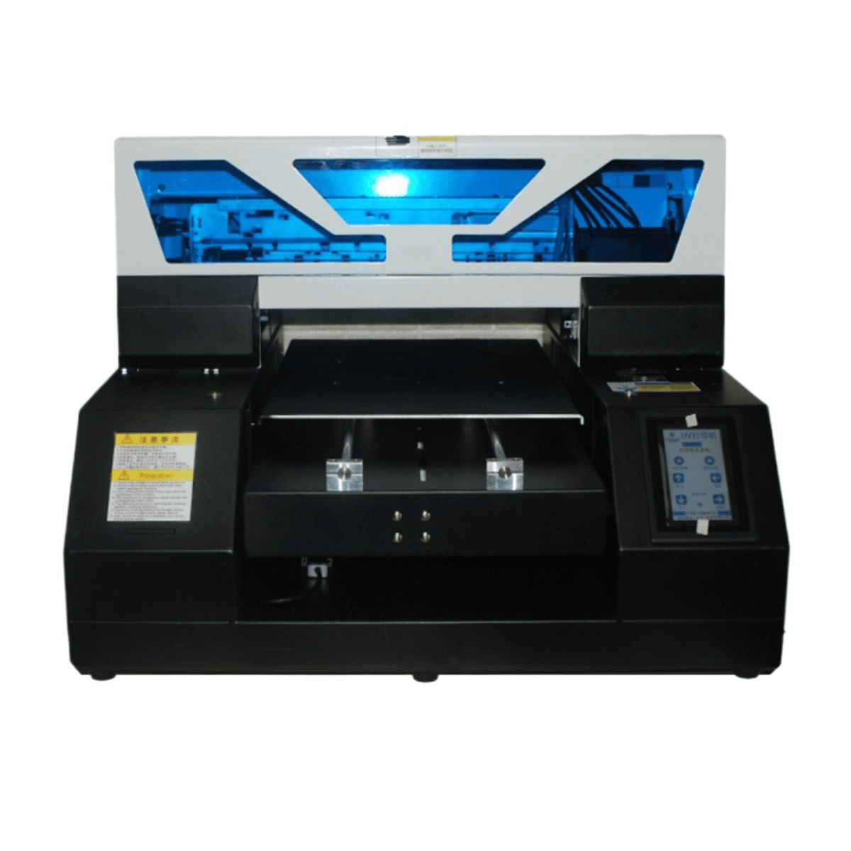 A4 UV Printer with Infrared Height Sensor & CMYK+WW Ink