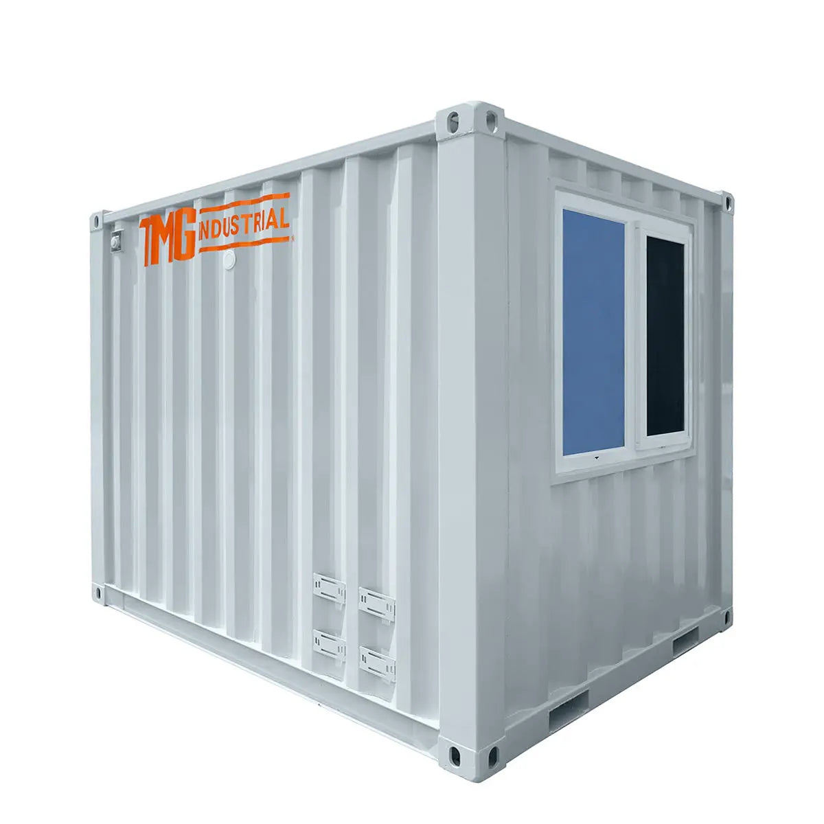10’ Custom Built Steel Container Office, 57 Sq-Ft Working Area, 3