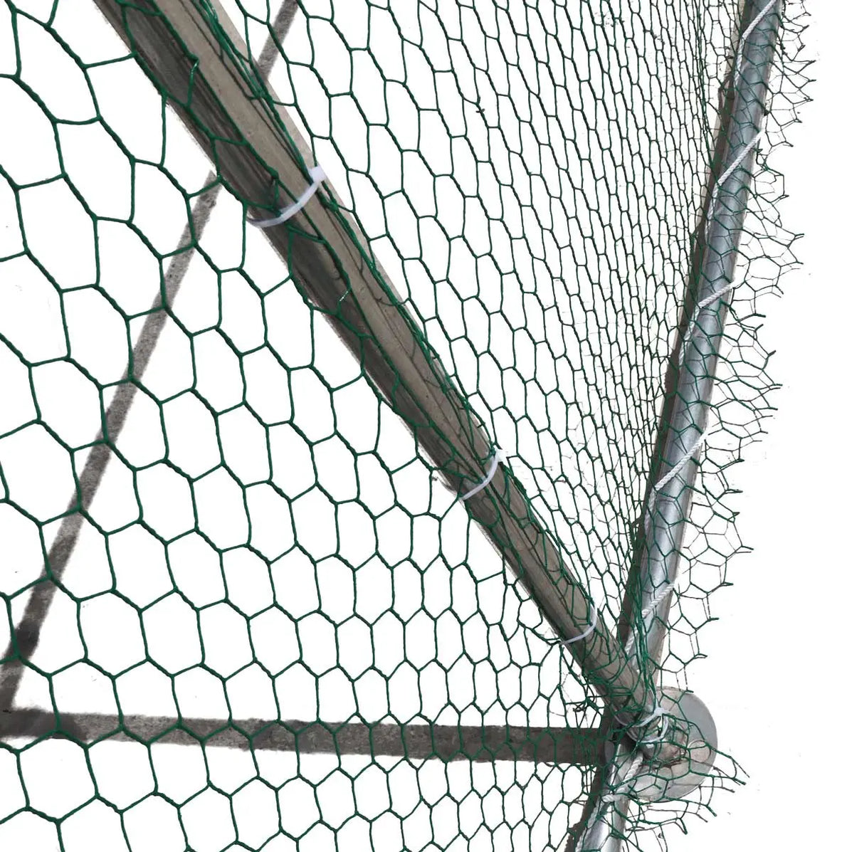 10’ x 60’ Wire Mesh Chicken Run Shelter Coop, Galvanized Steel, 600 Sq