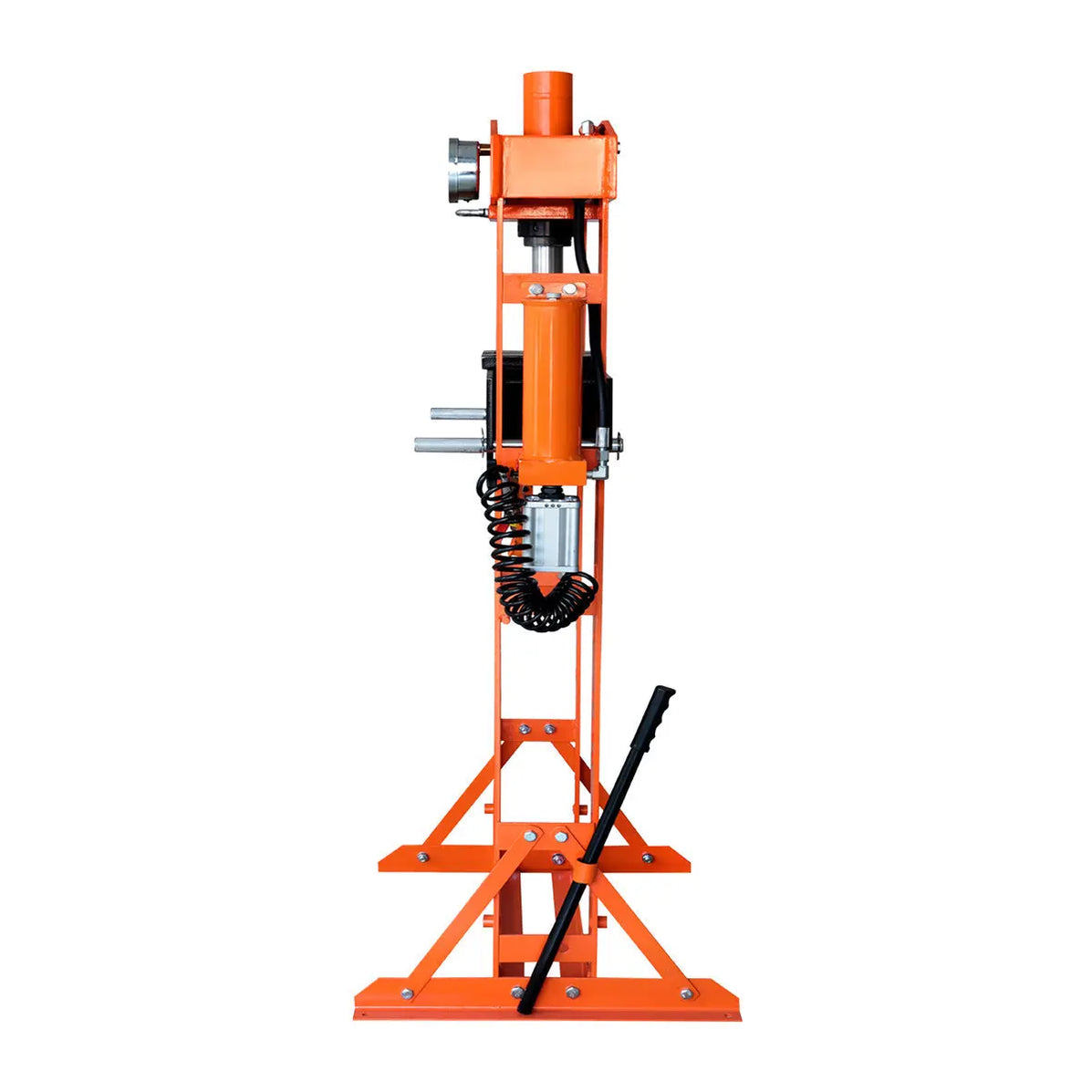 20 Ton Capacity Hydraulic Shop Press, Pneumatic & Manual Operation, 10