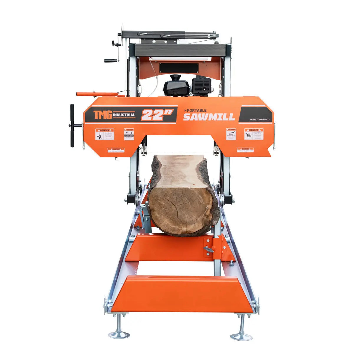 22" Portable Sawmill, 7 HP Kohler Command Pro Series Engine, 12’ Log L