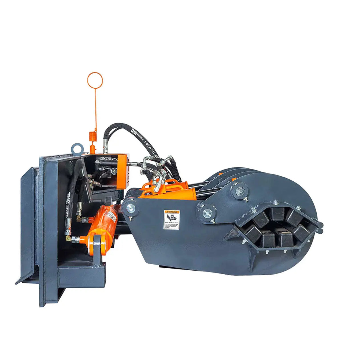 2500-lb Skid Steer Pole Setter, 45' Pole Capacity, 0°-100° Claw Rotati