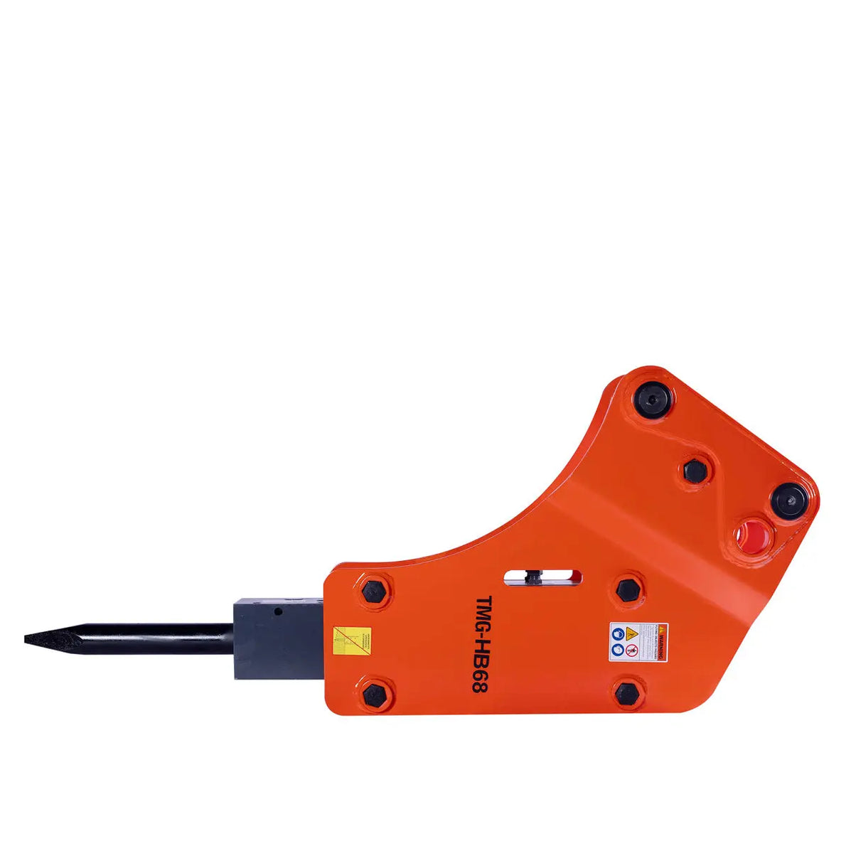 4-7 Ton Excavator/Backhoe Hydraulic Breaker, 2-3/4" Moil Point Chisel,