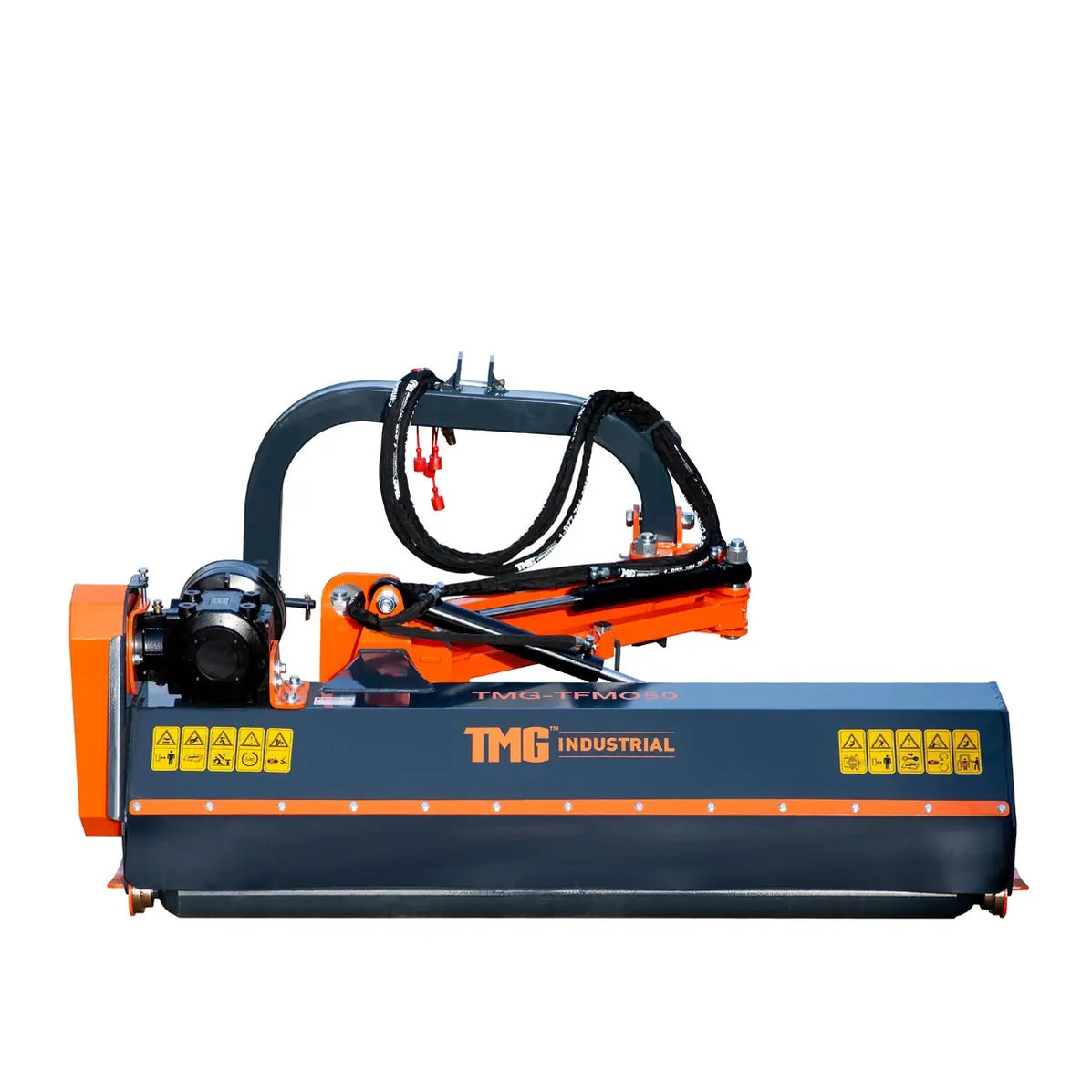 TMG 50" Ditch Bank Flail Mower-Offset Verge & Slope Cutter for Tractor