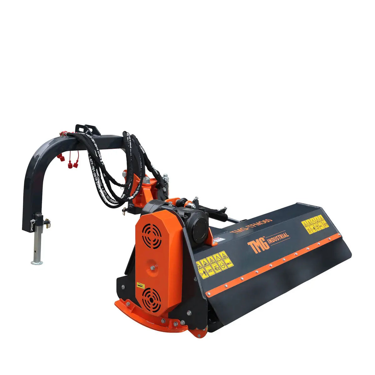 TMG 60" Ditch Bank Flail Mower-Offset Verge & Slope Cutter for Tractor