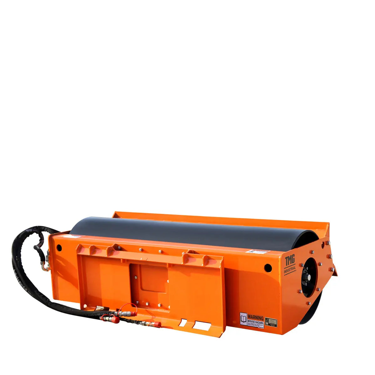 72" Skid Steer Vibratory Roller, 24" Smooth Drum, 16-18 GPM, 2320 PSI,