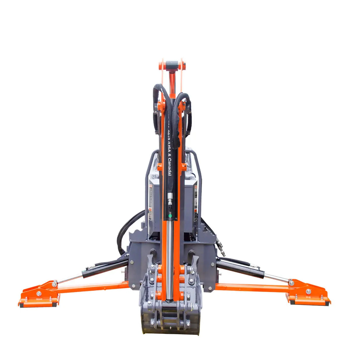 TMG 8' Tractor Backhoe Attachment with 12" Bucket & 180° Boom Swing