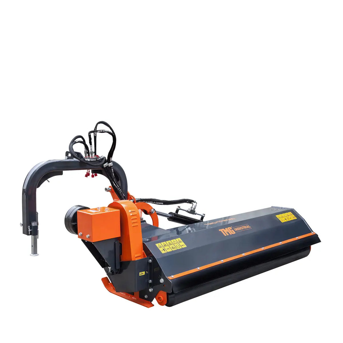 TMG 80" Ditch Bank Flail Mower-Offset Verge & Slope Cutter for Tractor