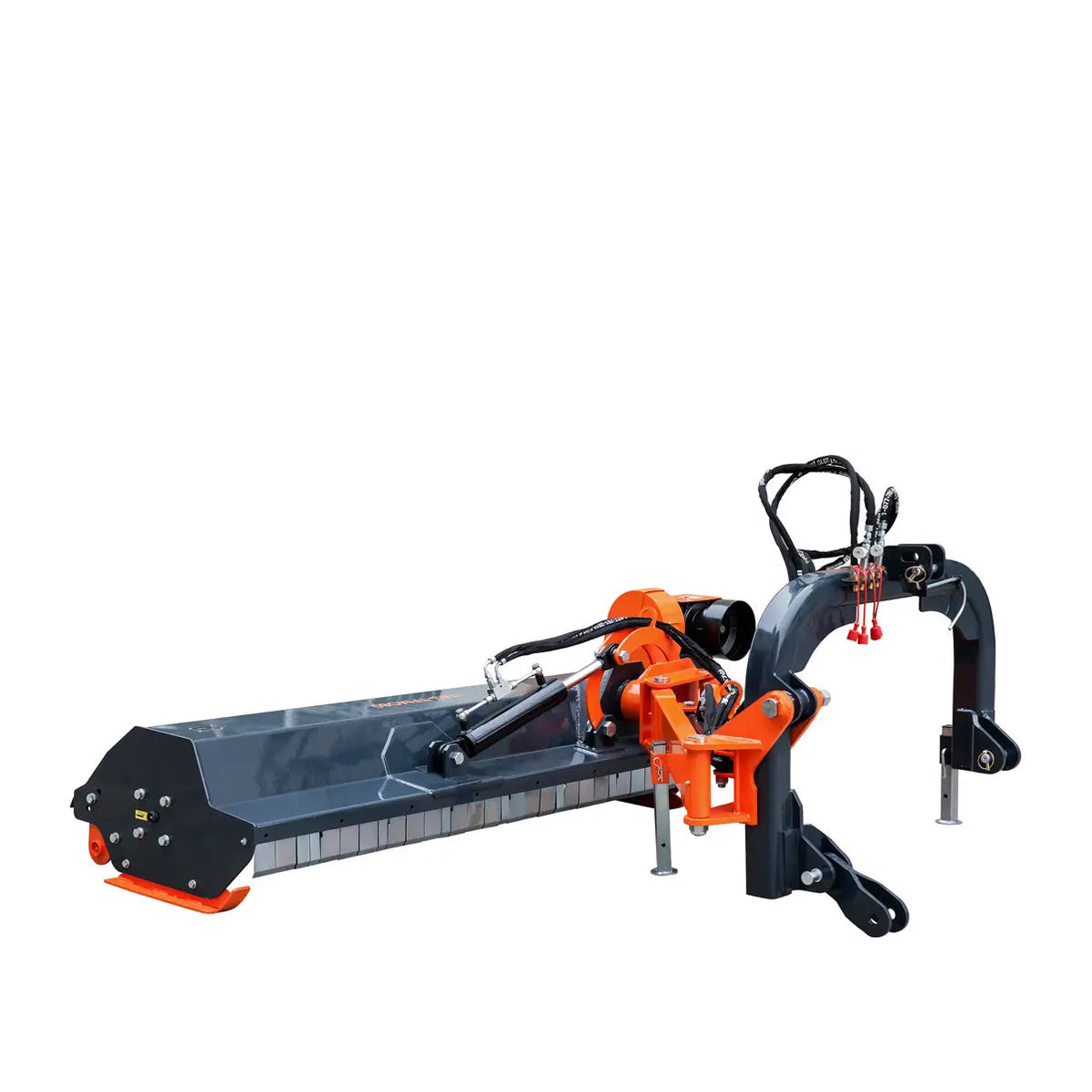 TMG 80" Ditch Bank Flail Mower-Offset Verge & Slope Cutter for Tractor