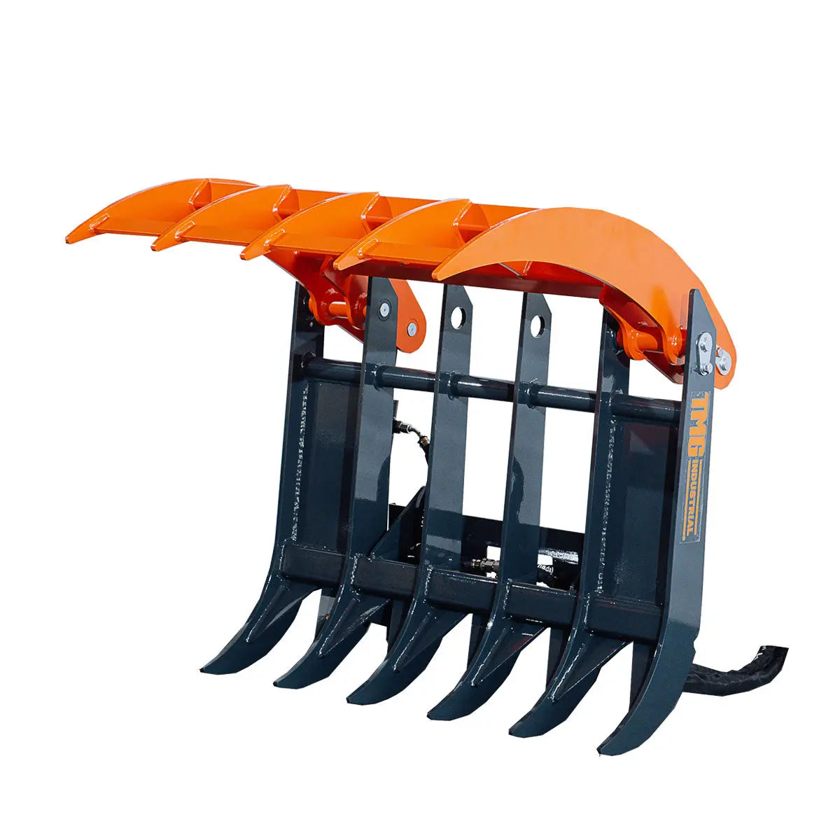 Mini Skid Steer Root Rake Grapple, 35" Working Width, 2200-lb
